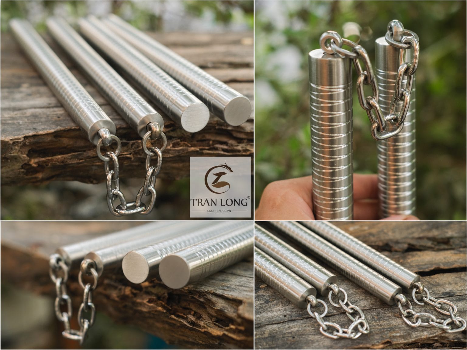 Côn nhị khúc Inox biểu diễn và tập luyện chuyên nghiệp Trần Long