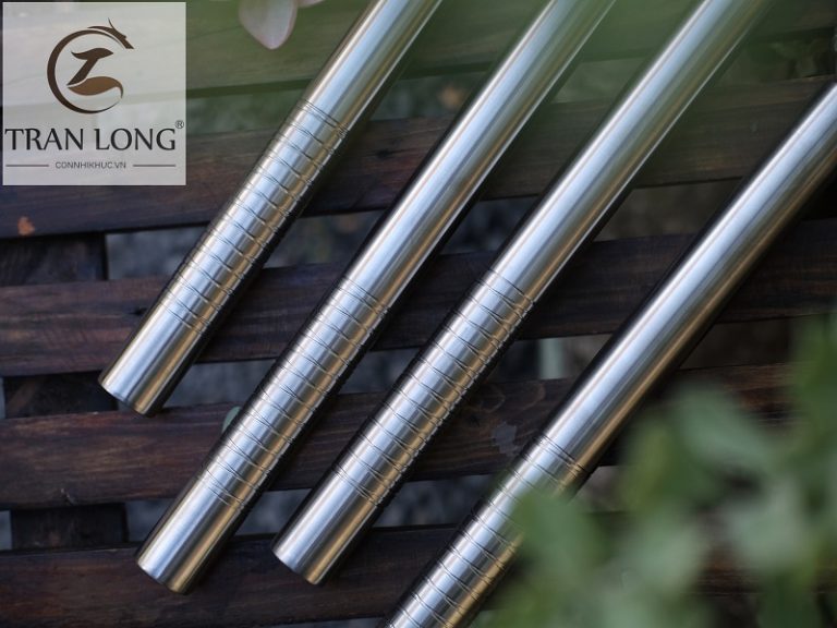 Côn nhị khúc Inox Trung Cấp dùng tập luyện biểu diễn Trần Long